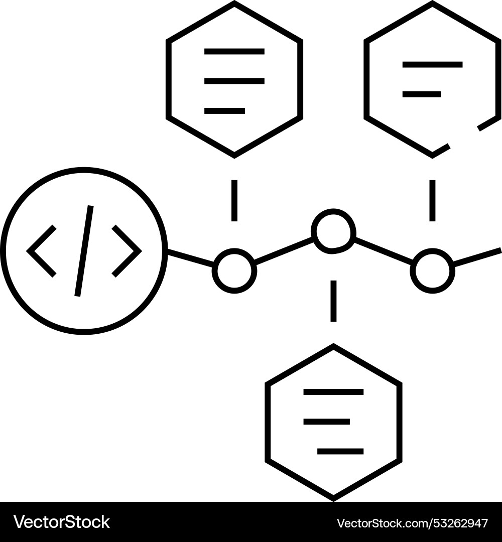 Software deployment line icon Royalty Free Vector Image Software deployment line icon Royalty Free Vector Image