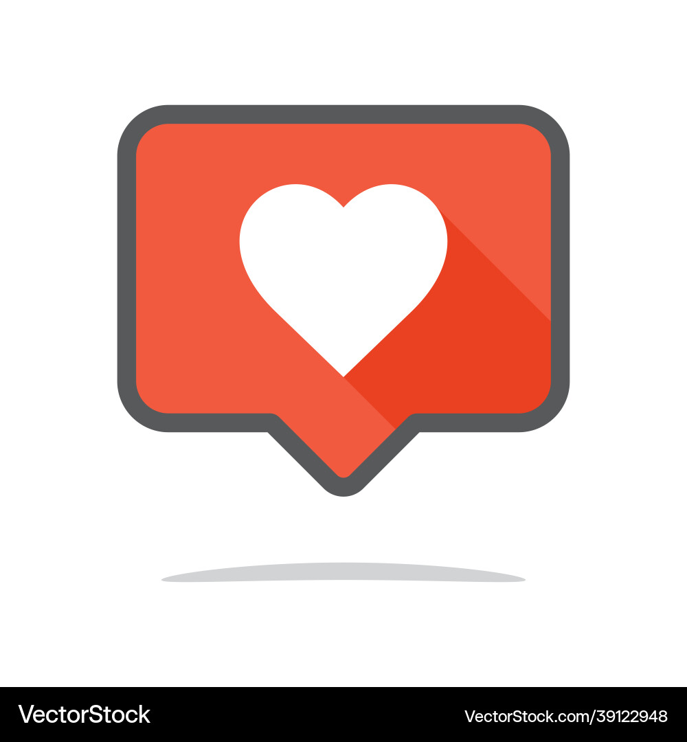 Heart Like Icon Royalty Free Vector Image - VectorStock