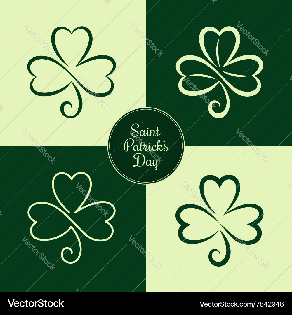 St patrick symbol Royalty Free Vector Image - VectorStock