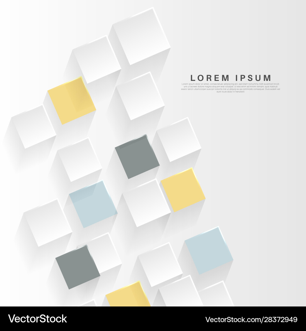 Abstract Geometric Square Background Royalty Free Vector