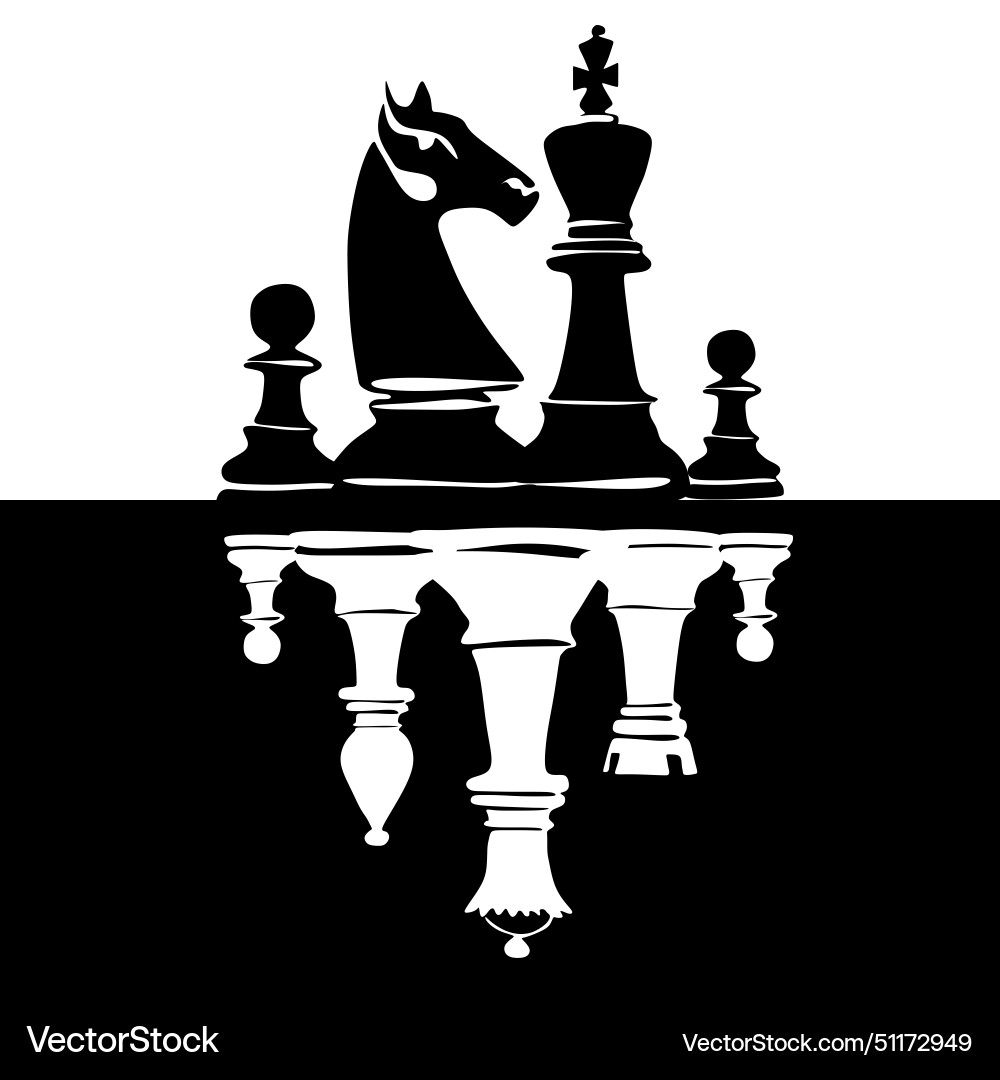 Chess background flyer design Royalty Free Vector Image