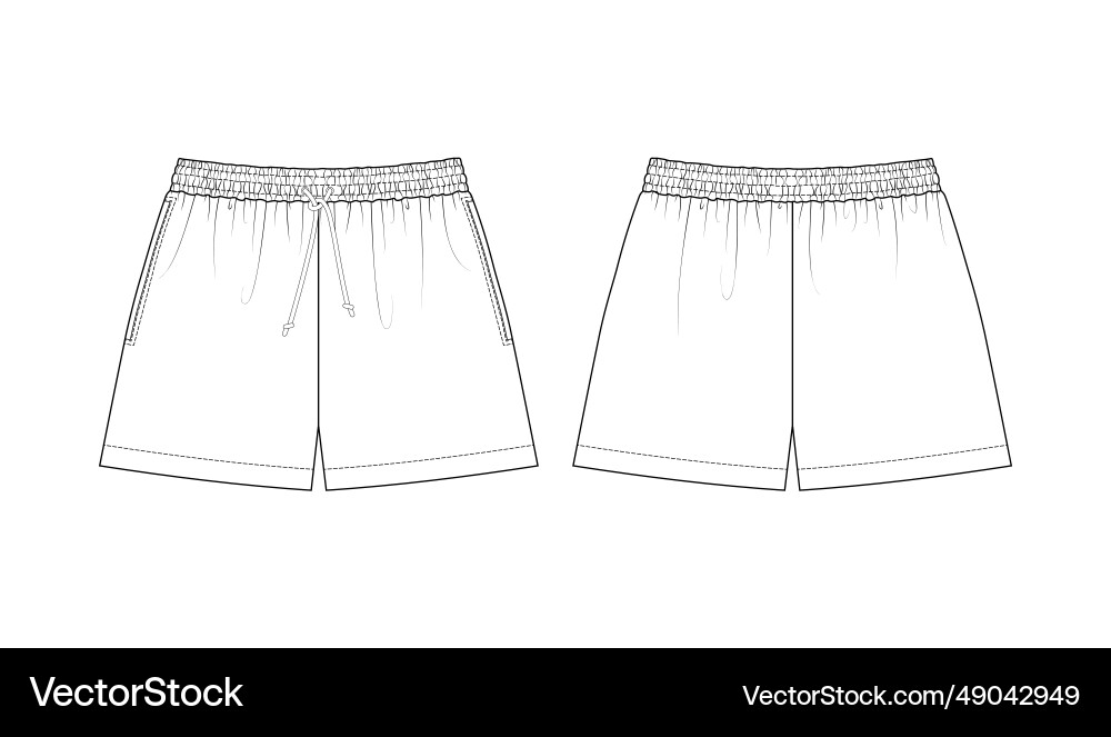 Swimming trunks Royalty Free Vector Image - VectorStock