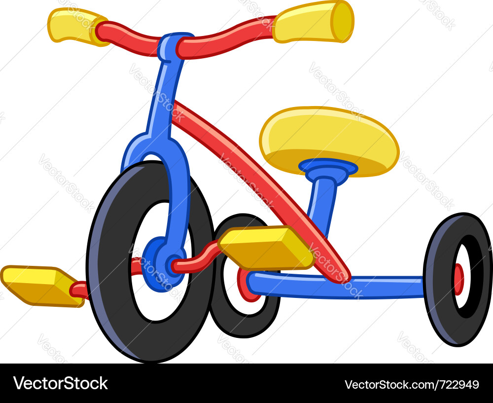 Tricycles Royalty Free Vector Image - VectorStock