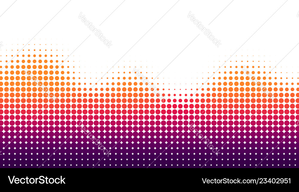 Halftone Dot Wave Background Royalty Free Vector Image