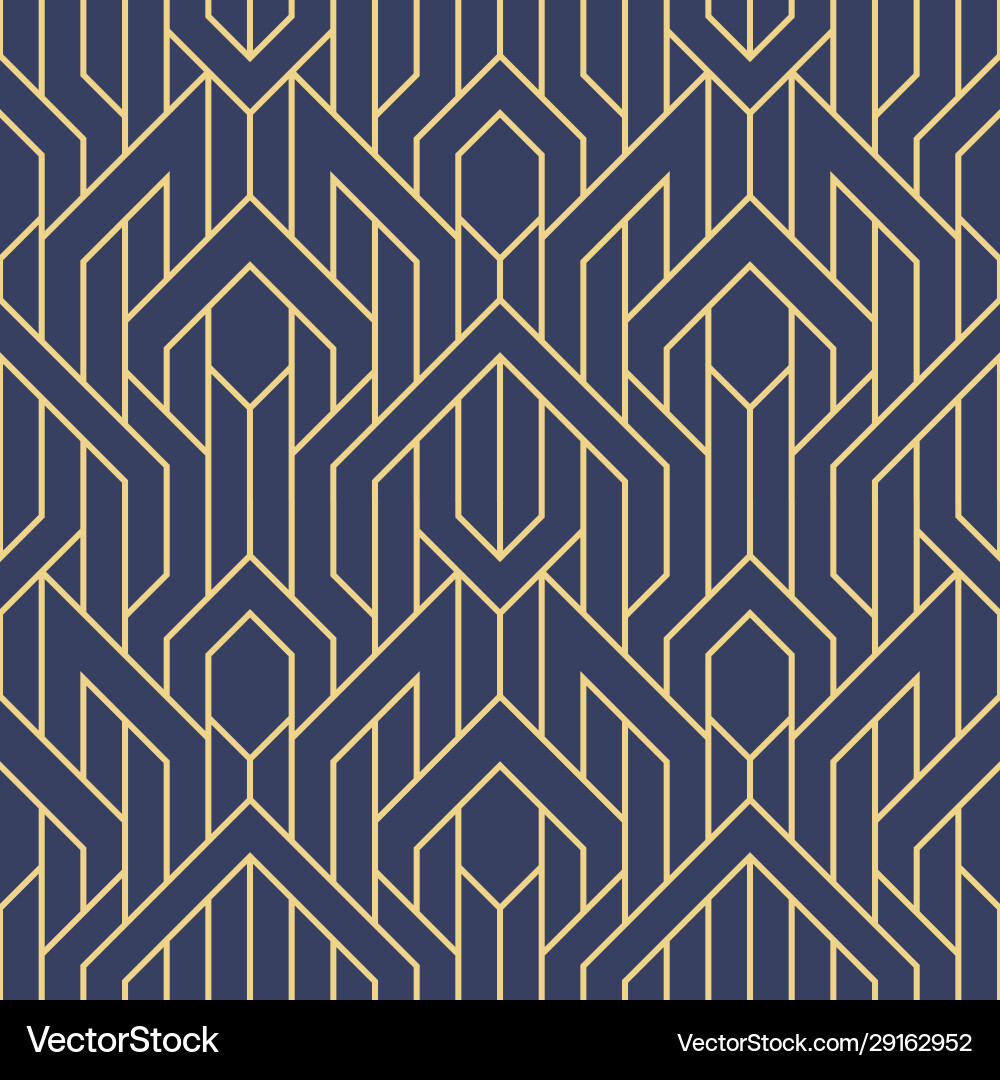 Abstract art deco geometric seamless pattern Vector Image