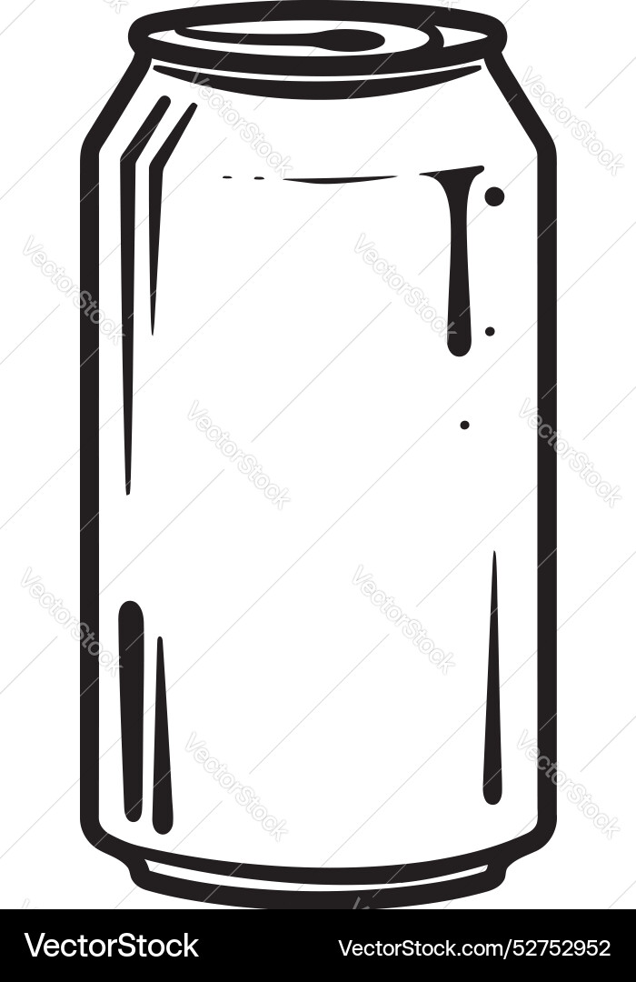 Refreshing oasis soda can emblem design sparkling Vector Image