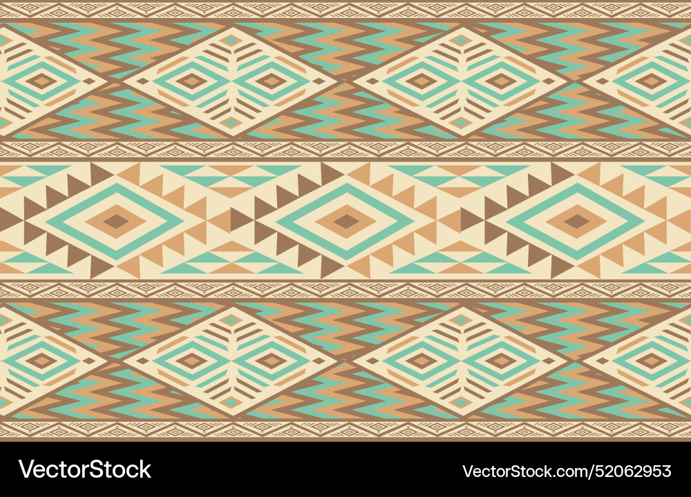 Abstract ethnic tribal native pattern wallpaper Vector Image