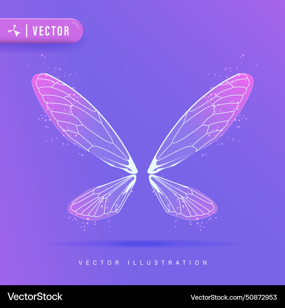 Fairy wing Royalty Free Vector Image - VectorStock