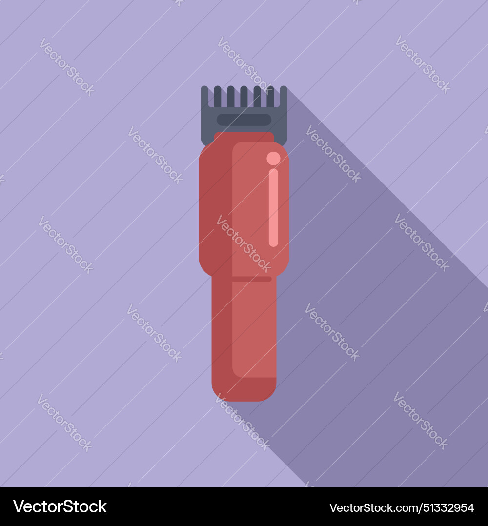 Flat design electric hair clipper Royalty Free Vector Image