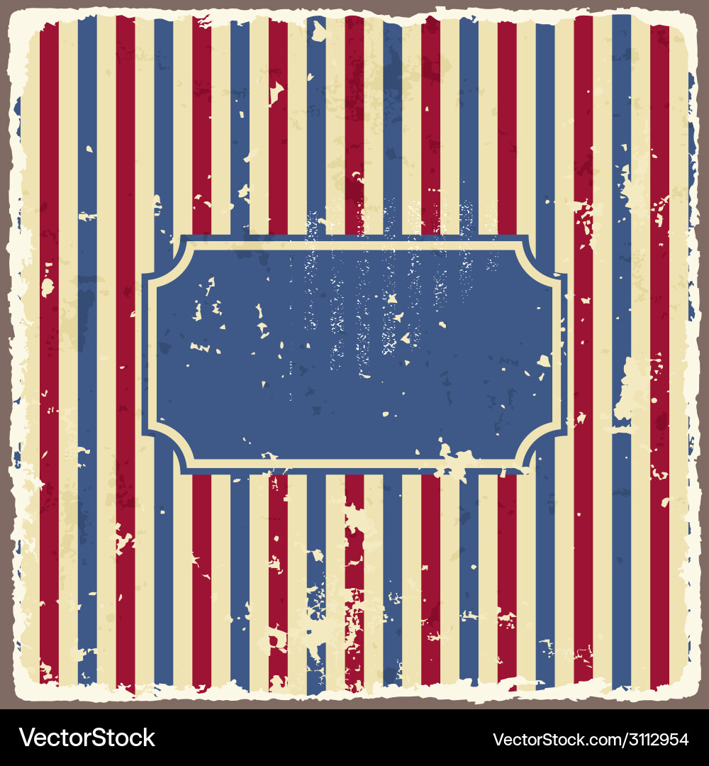 Patriotic Striped Paper Background Royalty Free Vector Image