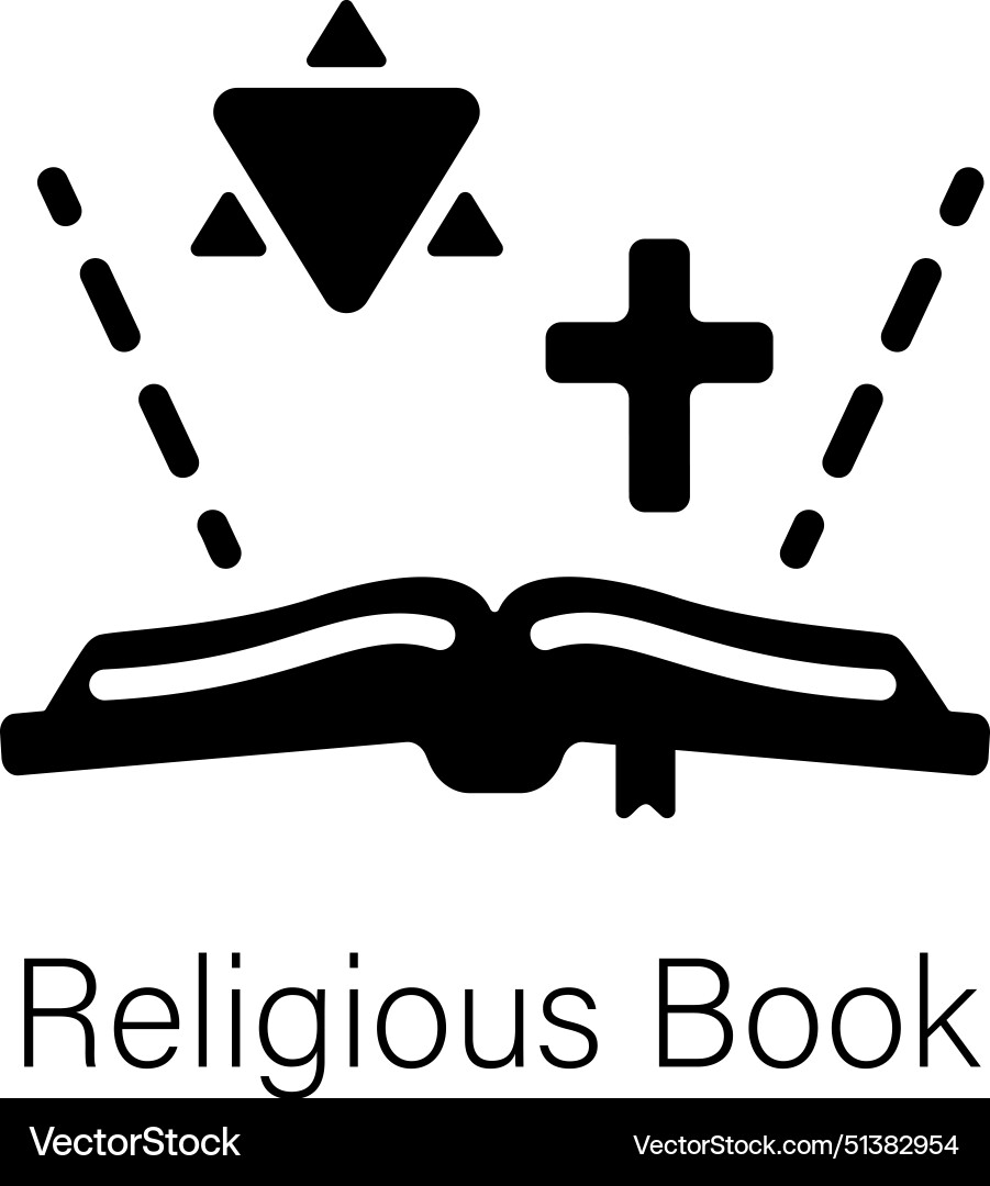 Religious book Royalty Free Vector Image - VectorStock