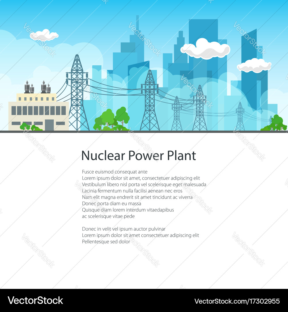 High Voltage Power Lines Royalty Free Vector Image