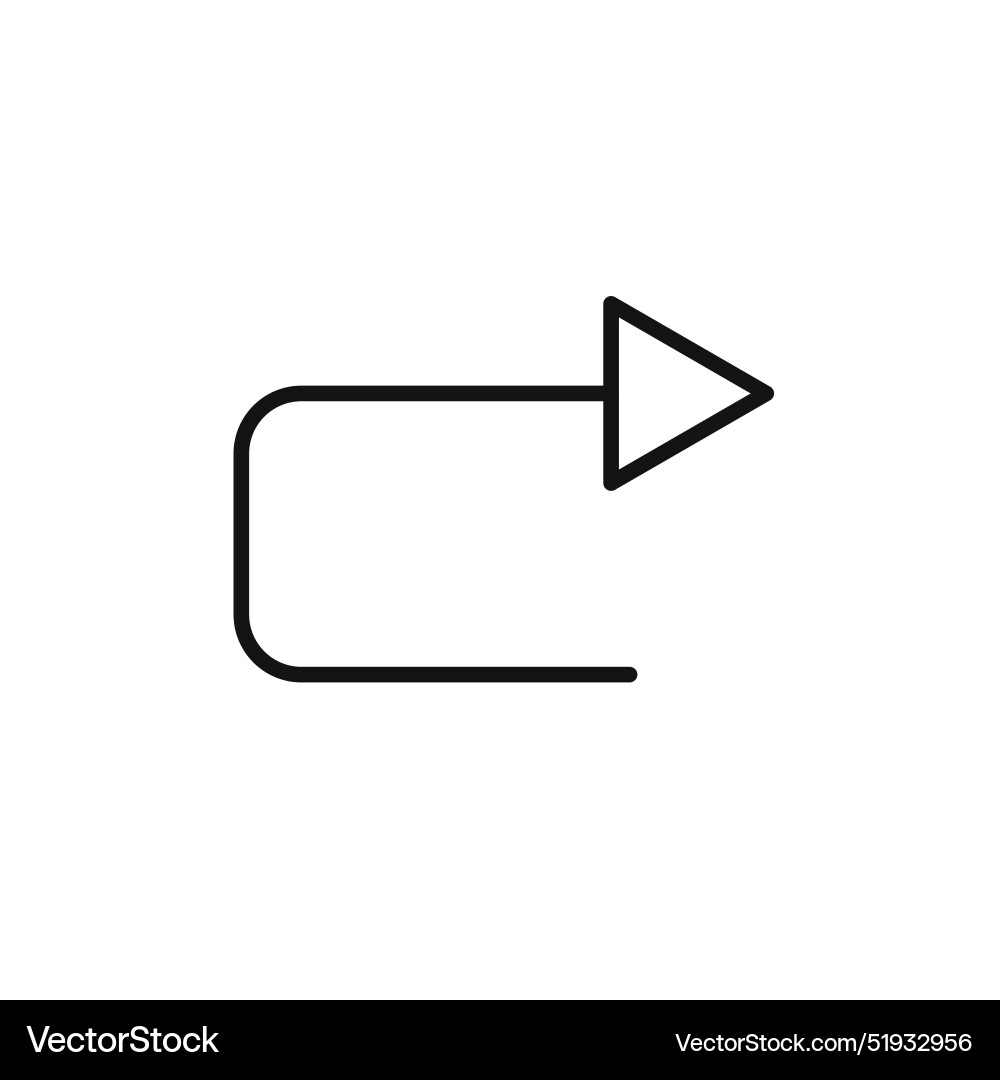 Edit redo icon perfect for undoing changes Vector Image