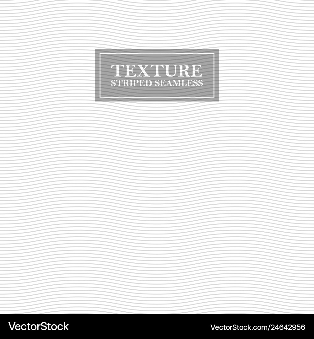 Striped wave seamless background wavy repeatable Vector Image