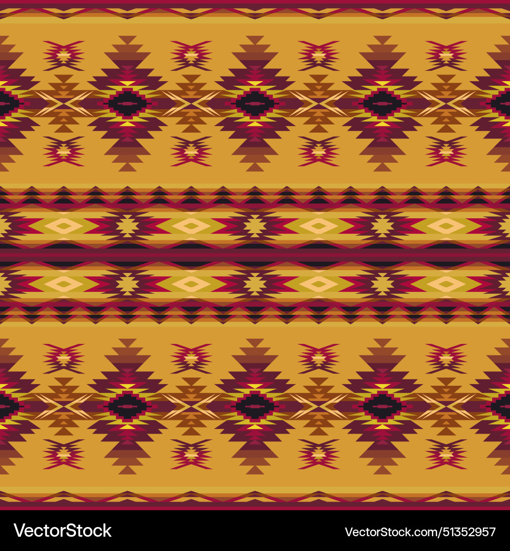 Abstract american southwest seamless pattern Vector Image