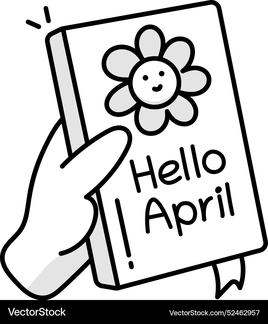 Basic rgba hand drawn icon of memory book Vector Image