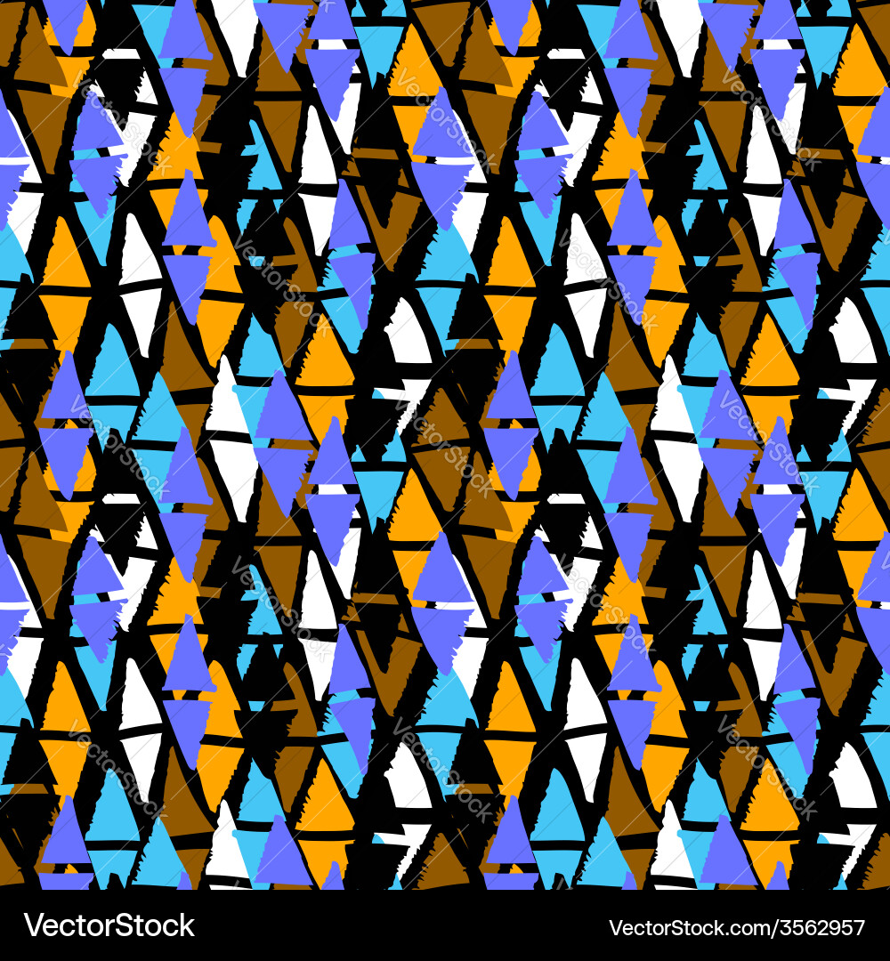 Bold Geometric Harlequin Pattern Royalty Free Vector Image
