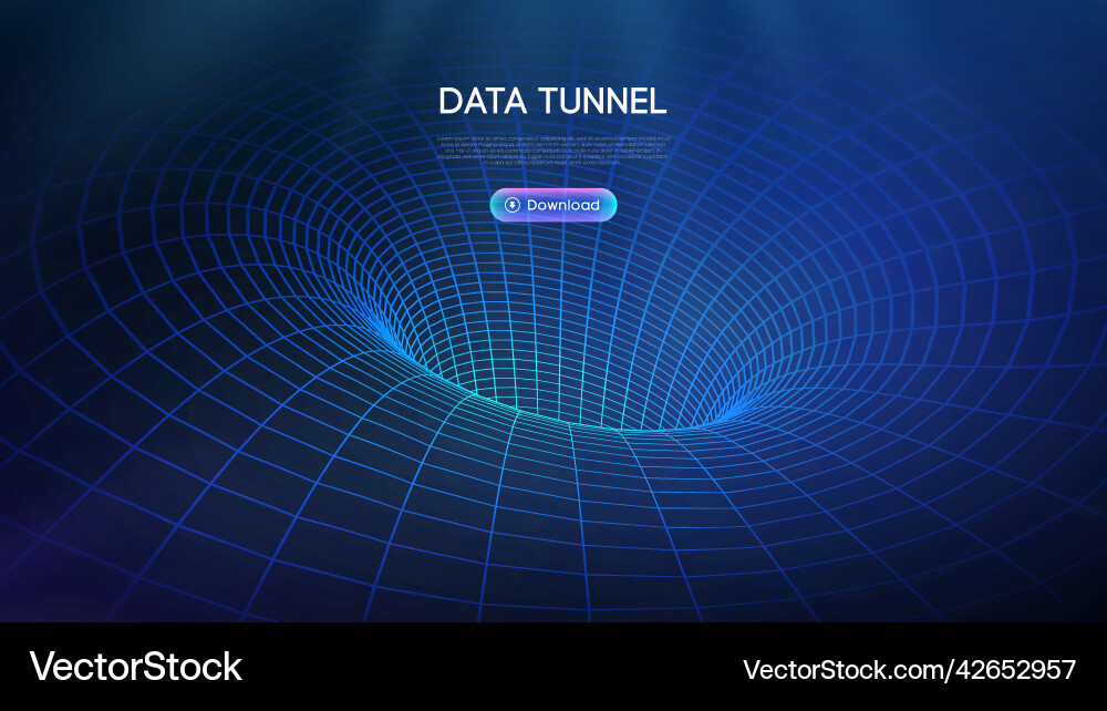 Data bridge traffic big Royalty Free Vector Image
