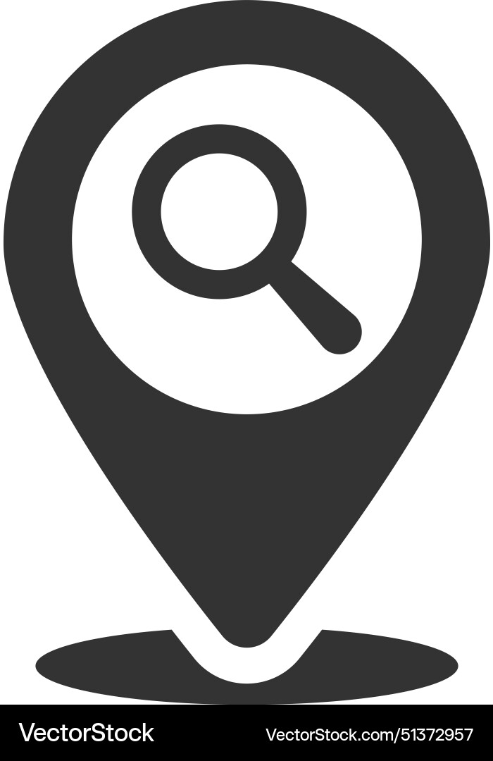 Search location icon Royalty Free Vector Image
