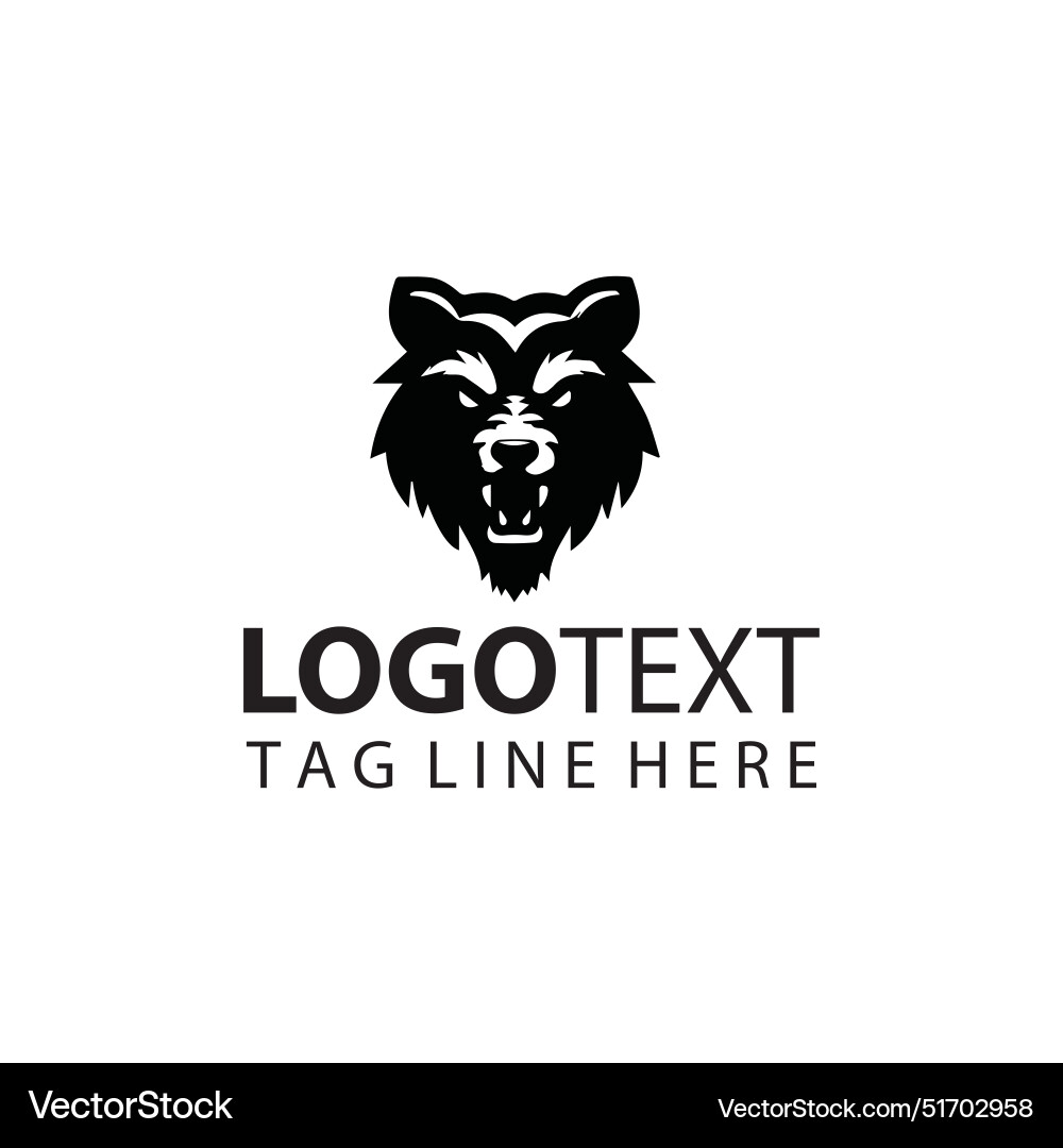 Bear logo Royalty Free Vector Image - VectorStock