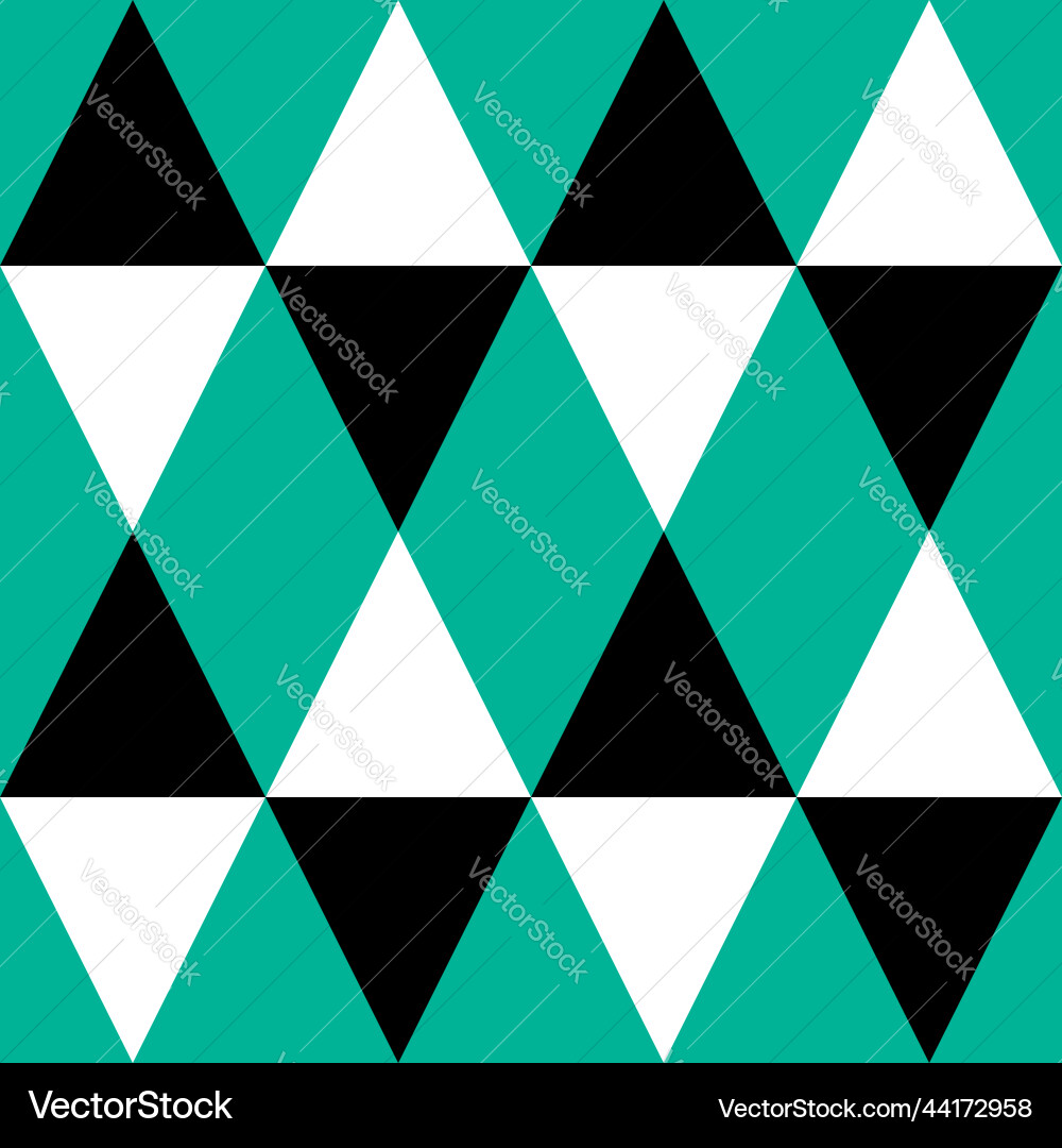 Black and White Triangle Pattern Royalty Free Vector Image