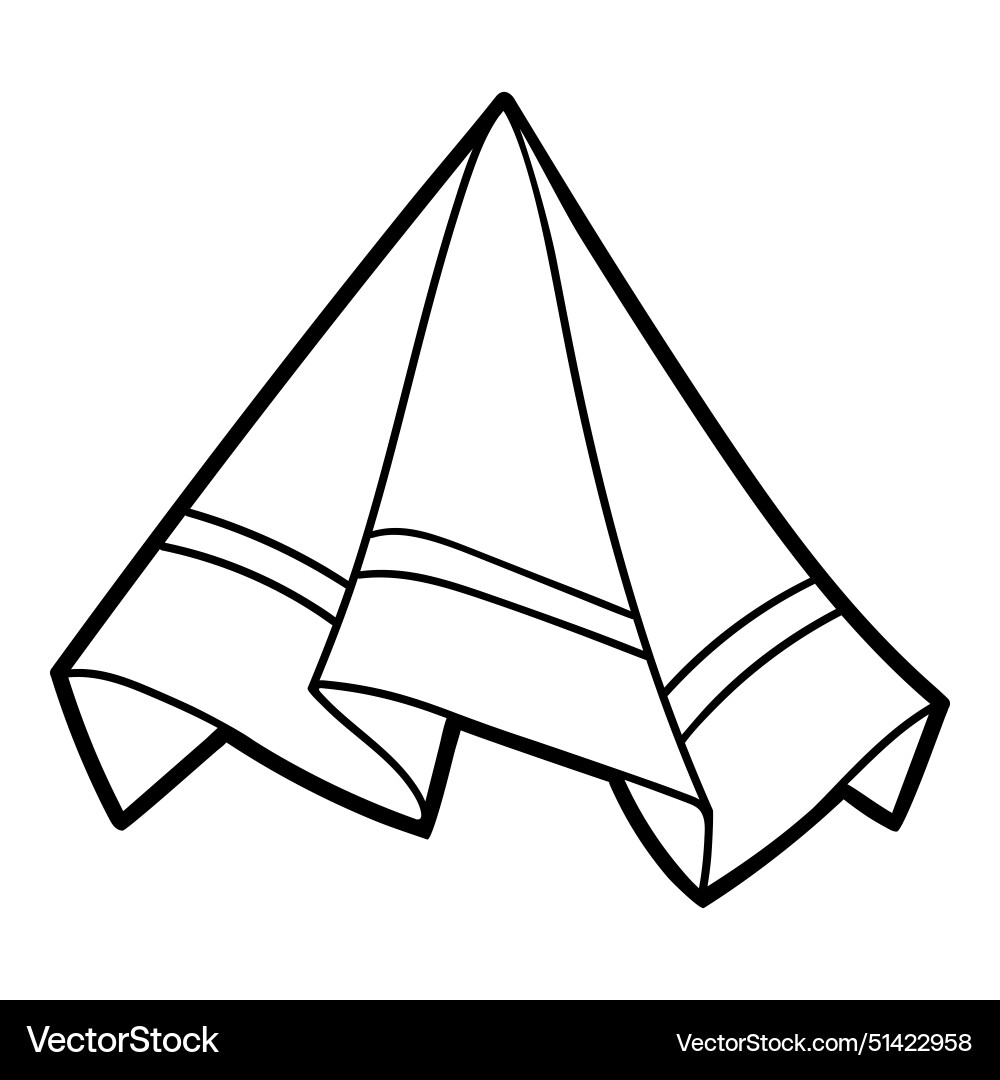 Coloring book for kids handkerchief Royalty Free Vector