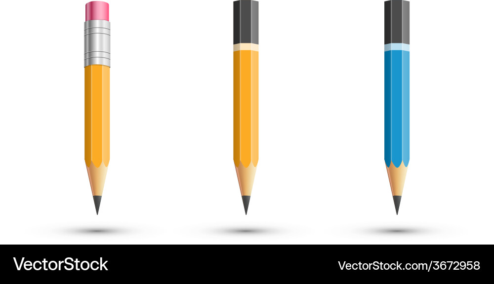 Pencil Royalty Free Vector Image - VectorStock