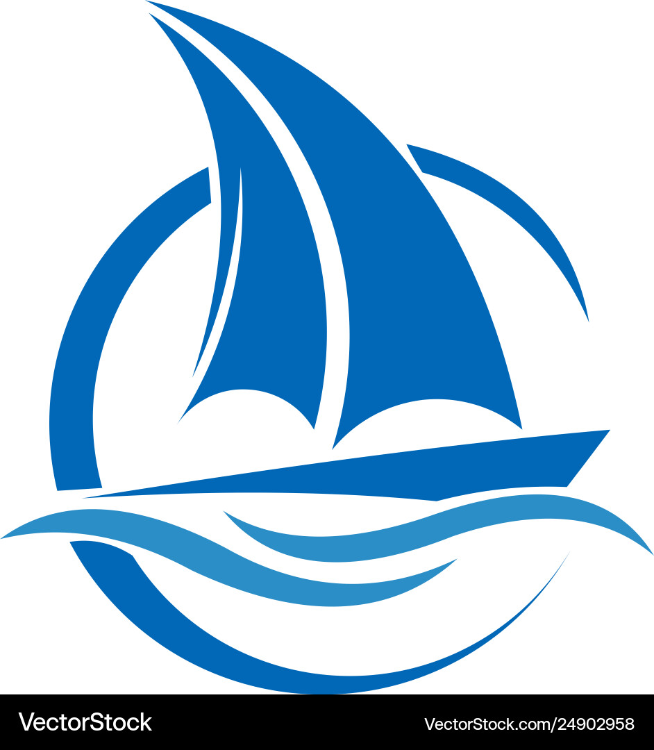 Sailing boat ship Royalty Free Vector Image - VectorStock