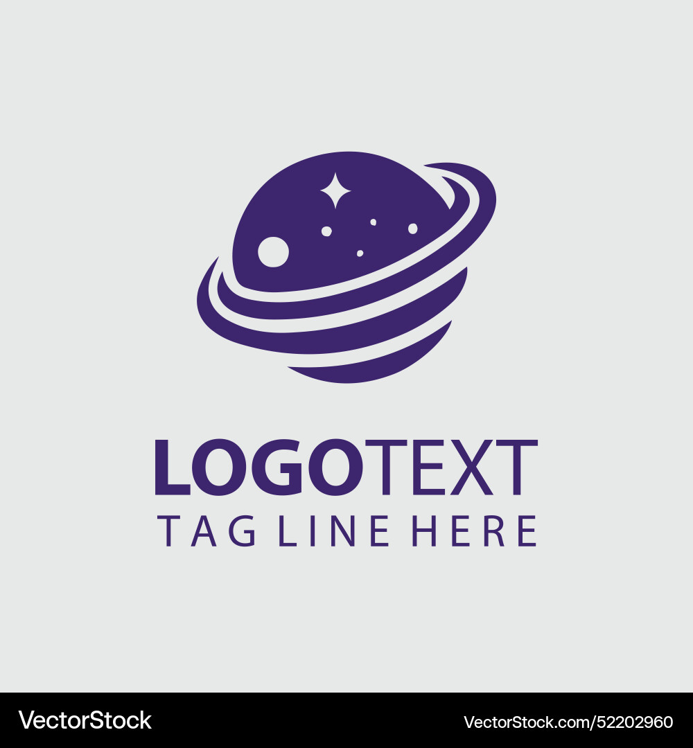 Planets logo Royalty Free Vector Image - VectorStock