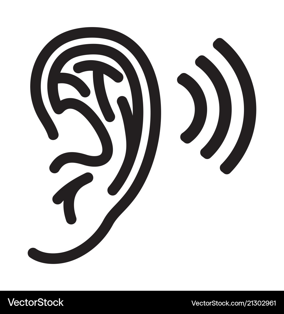 Ear Royalty Free Vector Image - VectorStock