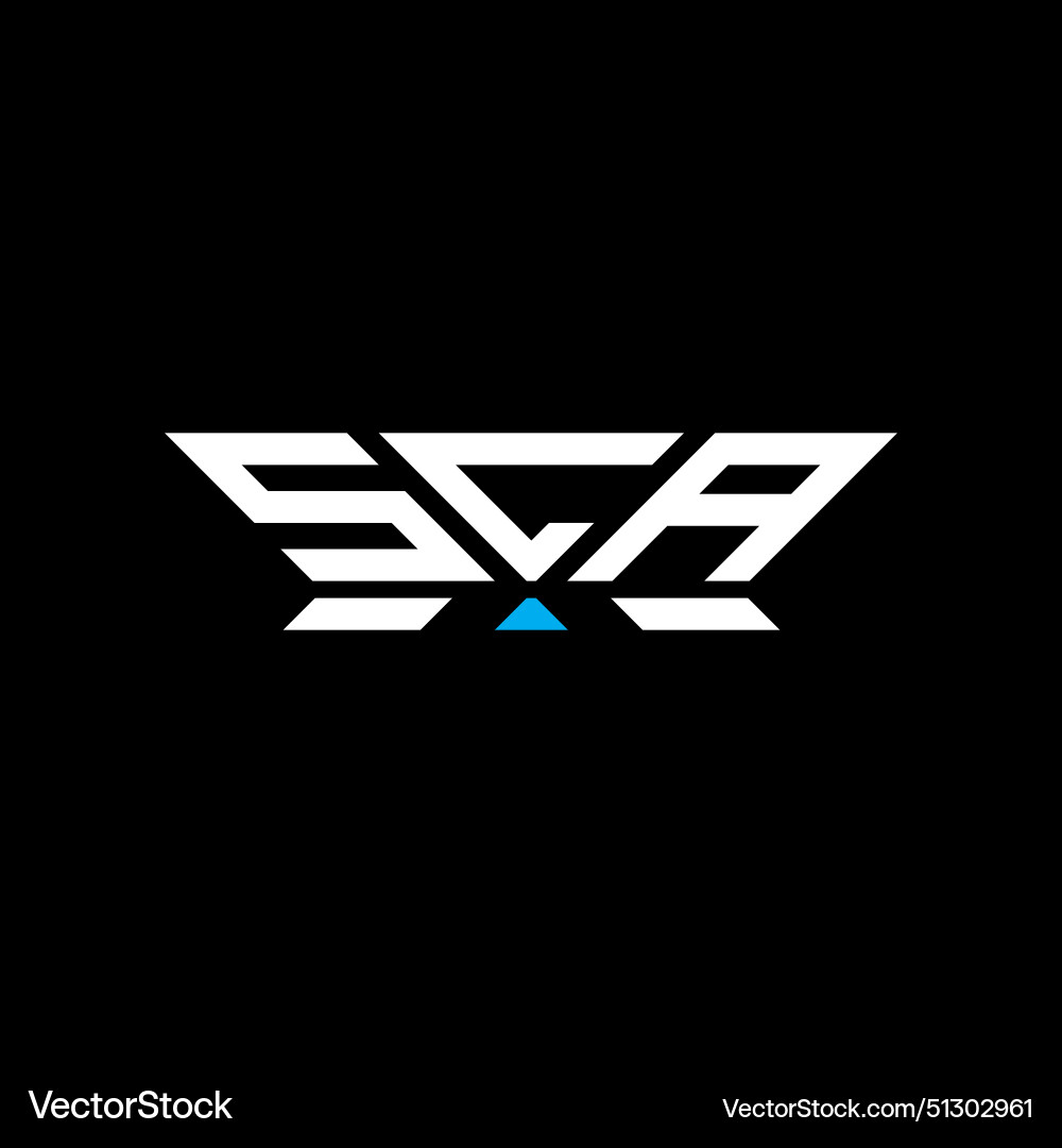 Sla letter logo design simple and modern Vector Image