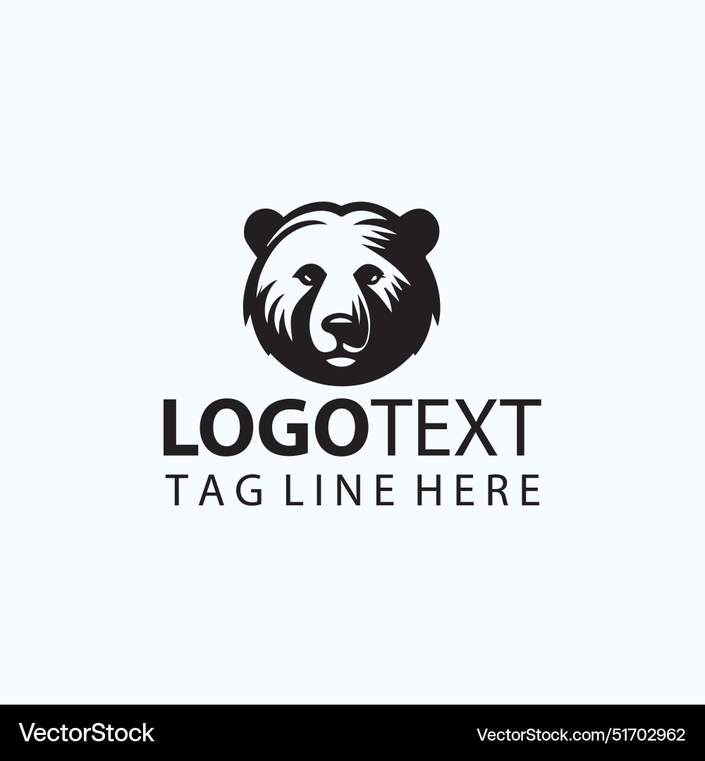 Bear logo Royalty Free Vector Image - VectorStock