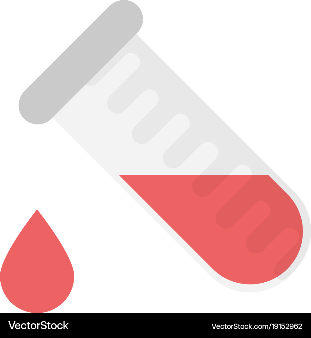 Blood sample Royalty Free Vector Image - VectorStock