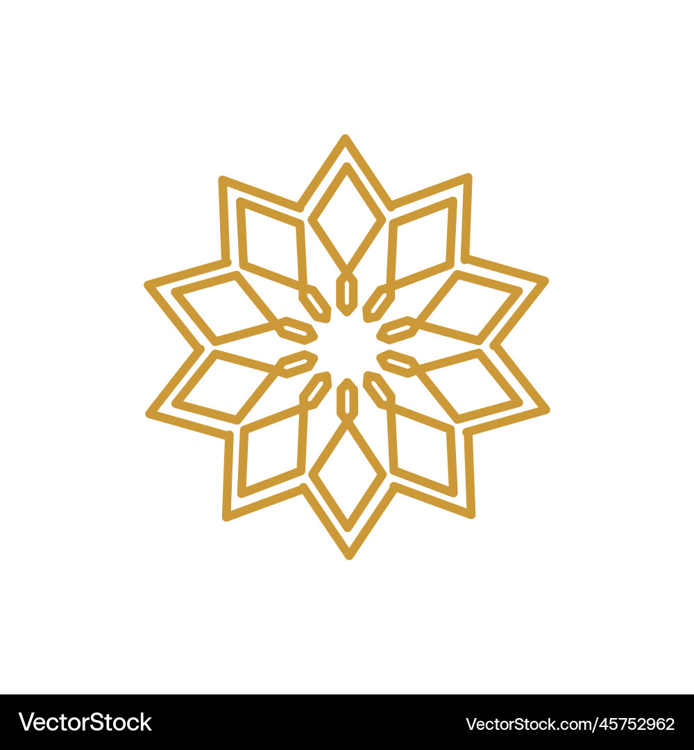 Ornament islam day design Royalty Free Vector Image