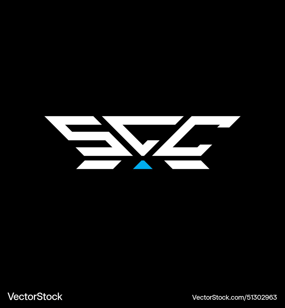 Slc letter logo design slc simple and modern logo Vector Image