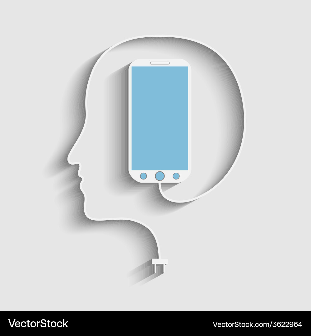 Human face profile Royalty Free Vector Image - VectorStock