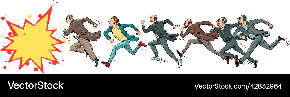 Men run for sale fast marathon sport Royalty Free Vector