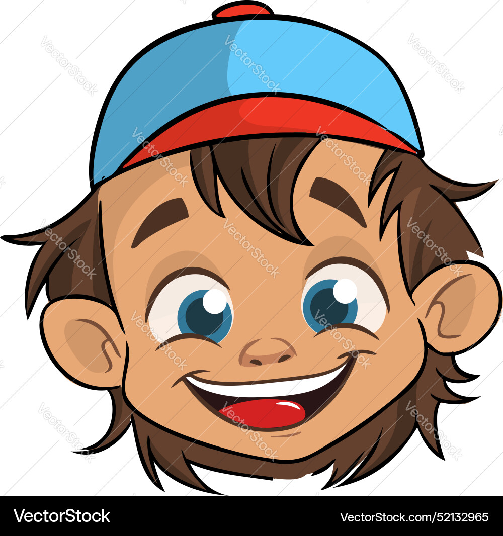 Cartoon small boy Royalty Free Vector Image - VectorStock