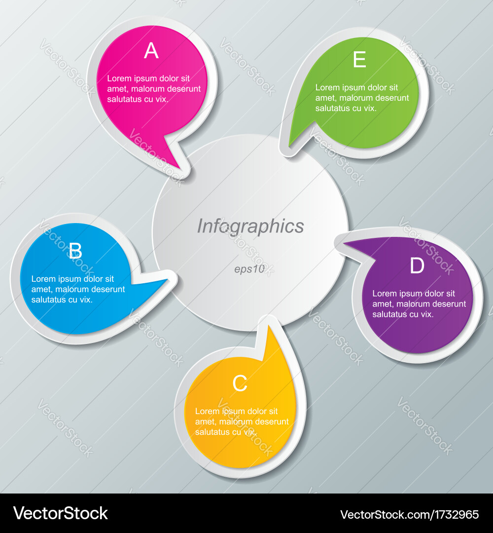 Infographic background Royalty Free Vector Image