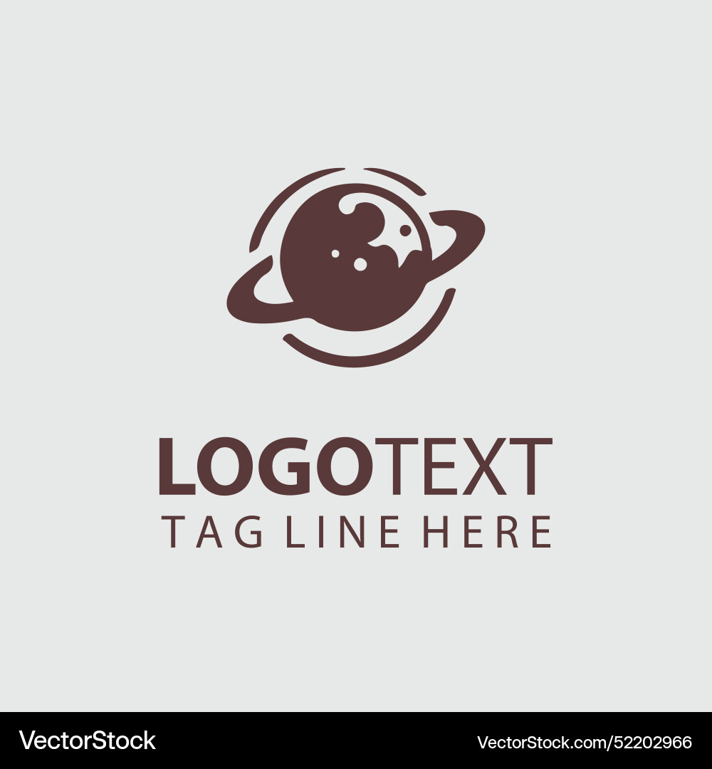 Planets logo Royalty Free Vector Image - VectorStock