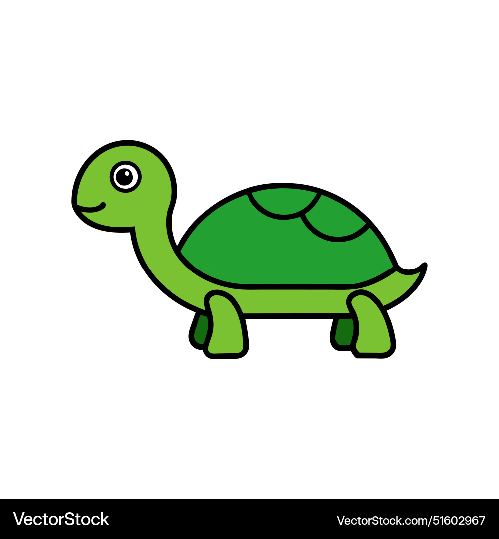 Australian turtle looks icon Royalty Free Vector Image