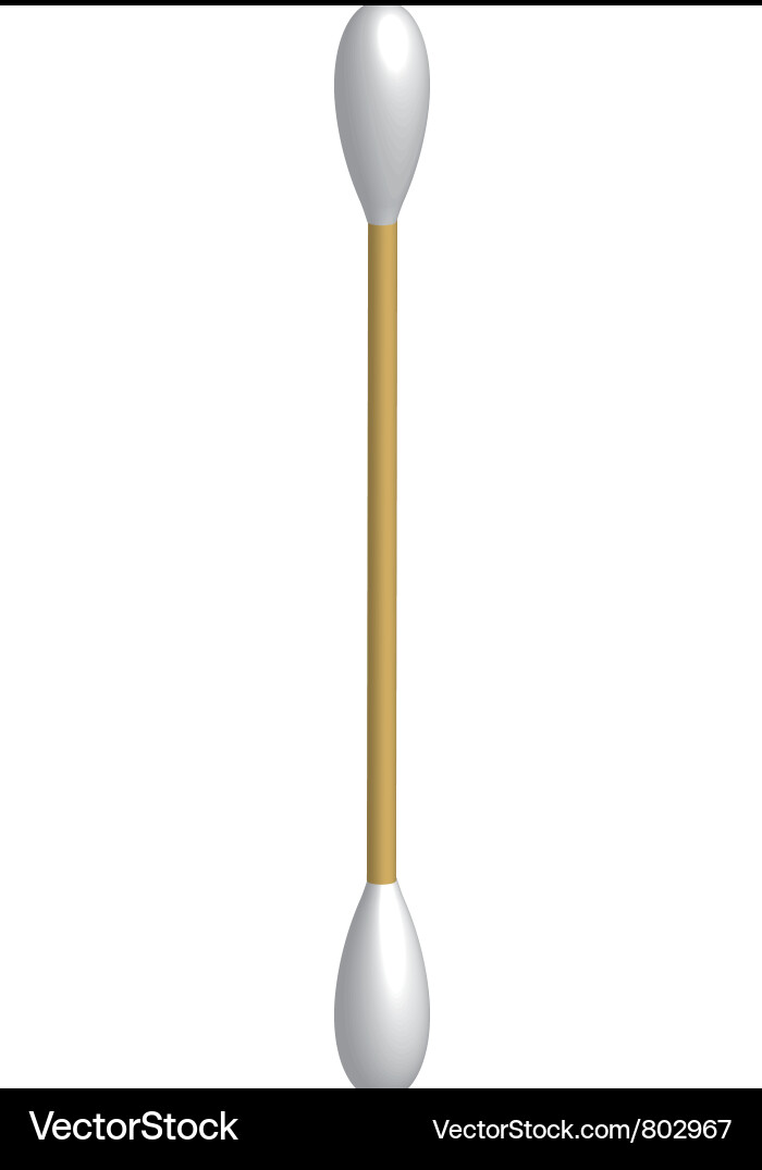 Ear stick Royalty Free Vector Image - VectorStock