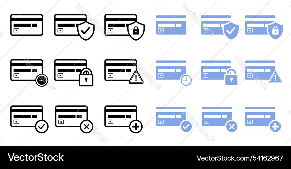 Icon credit card back cvv cvc Royalty Free Vector Image