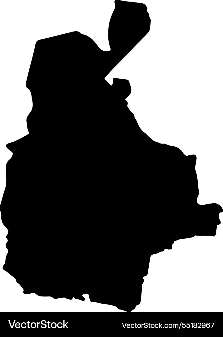 Sistan and baluchestan iran silhouette map Vector Image