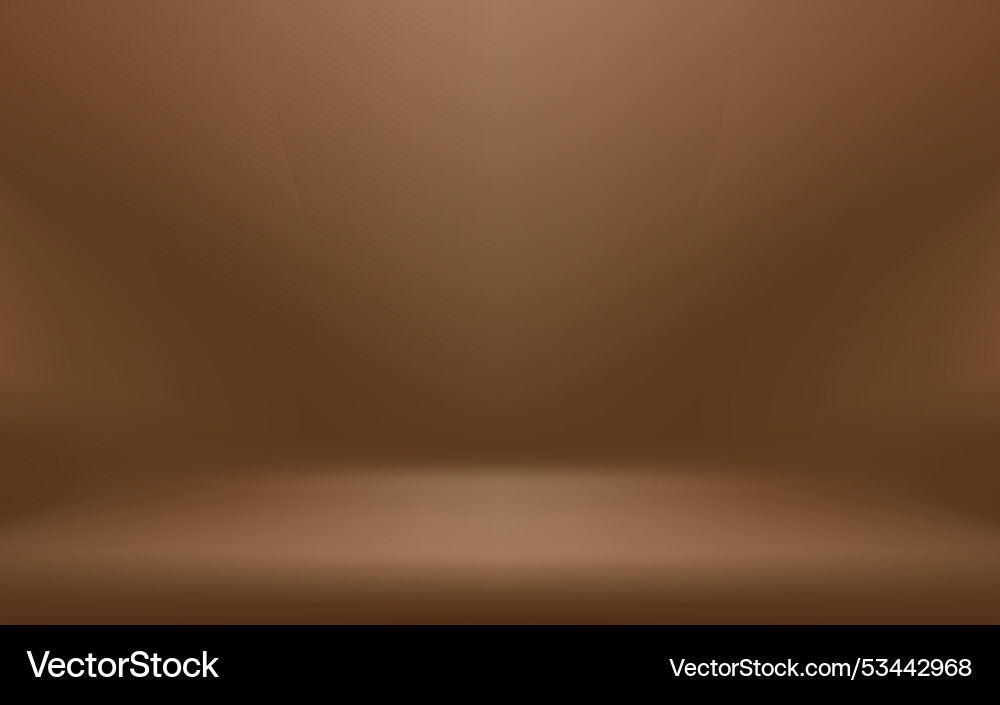 Brown studio gradient background Royalty Free Vector Image