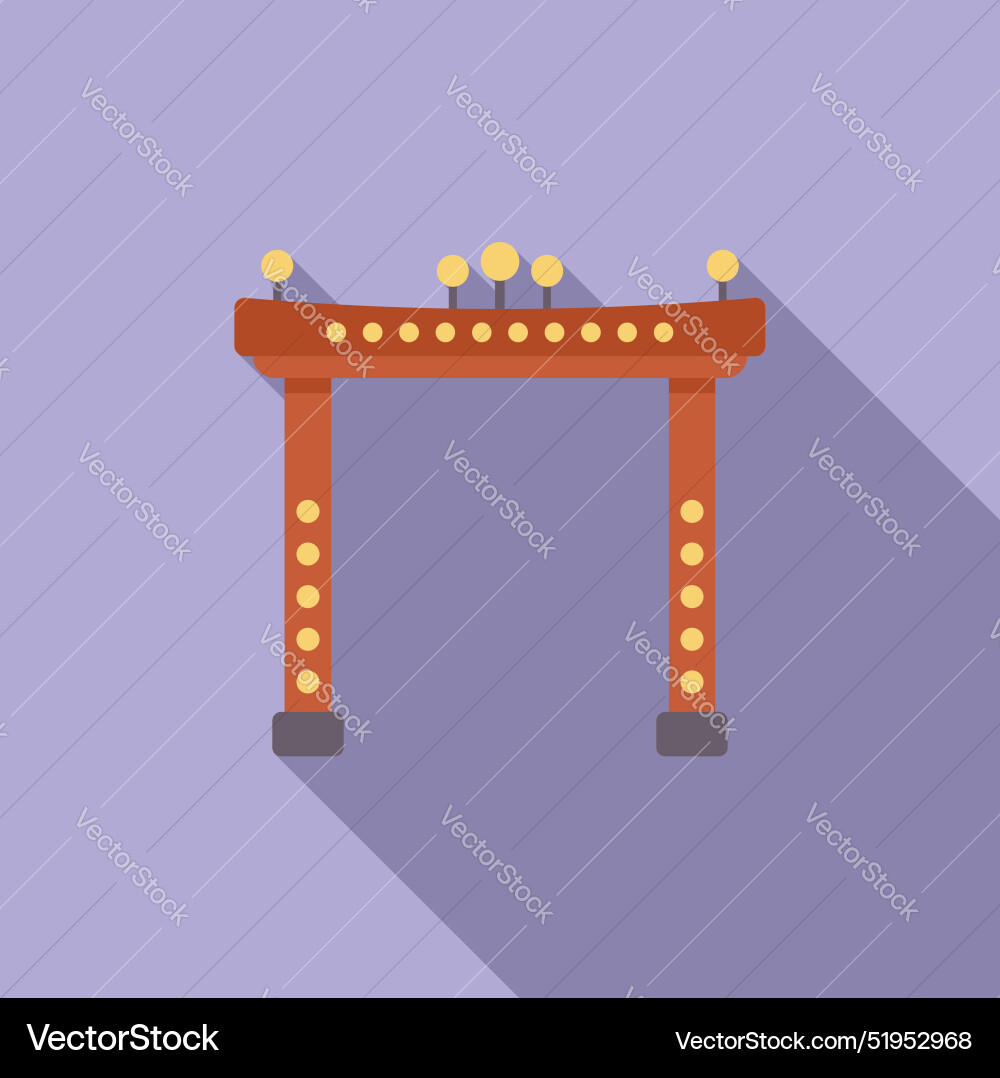 Chinese gate representing tradition and culture Vector Image