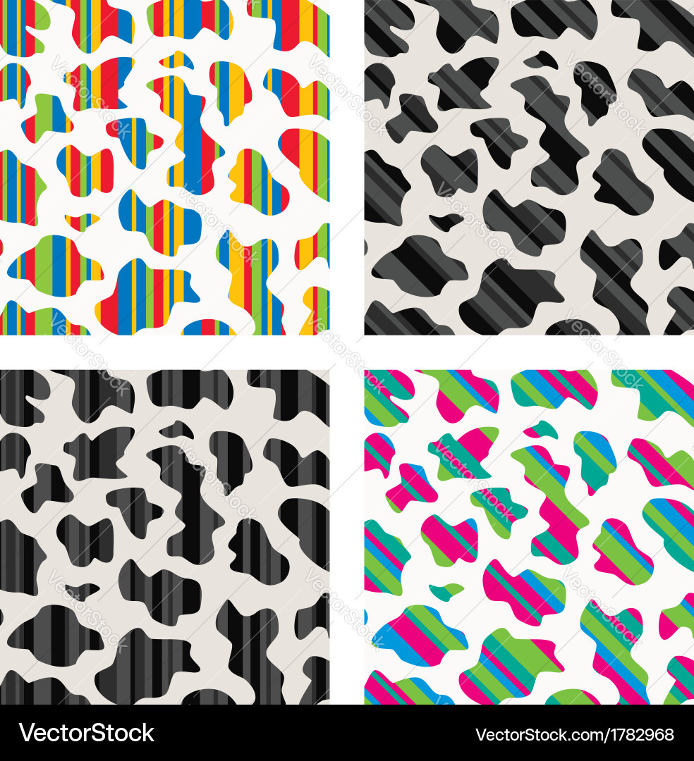 Cow skin texture Royalty Free Vector Image - VectorStock