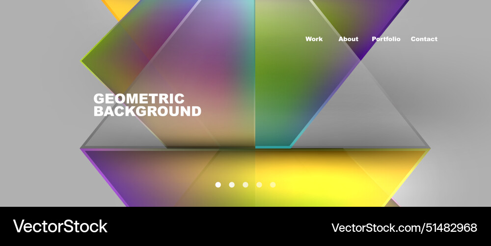 Metal triangles with colorful bright Royalty Free Vector