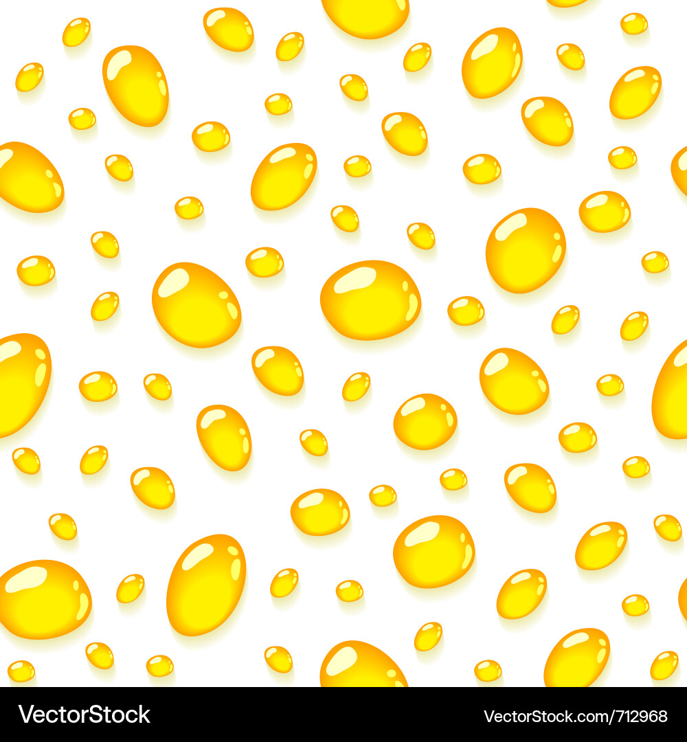 Orange Juice Splash Pattern Royalty Free Vector Image