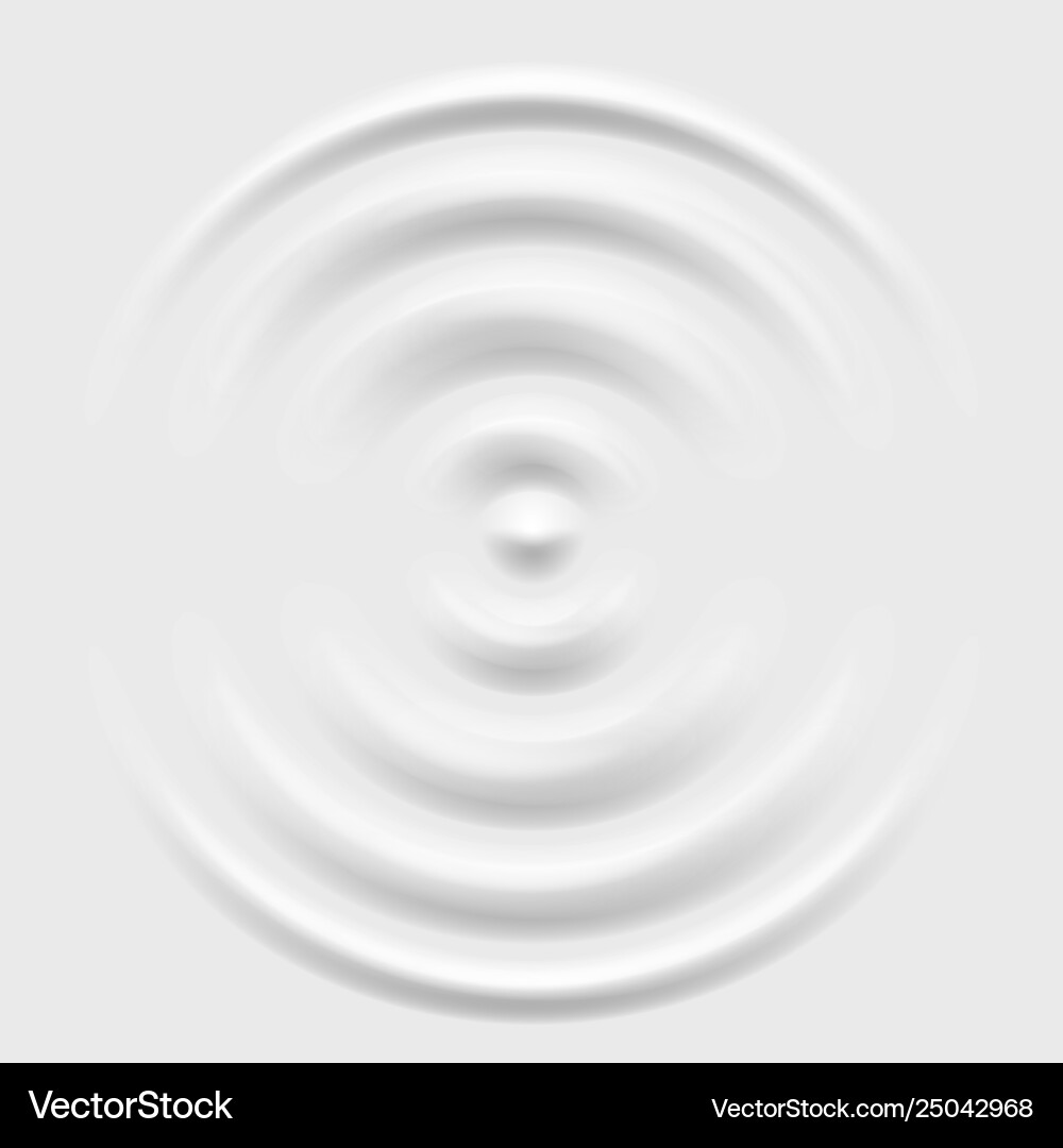 Splash ripple waves water surface decoration grey Vector Image